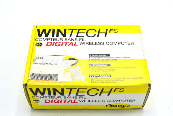 Mavic WinTech FS Tachsoset inkl. Trittfrequenz - Der Ritzler